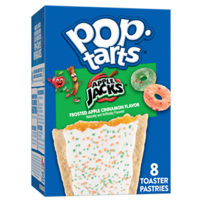 Pop Tarts Apple Jacks Frosted Apple Cinnamon Flavor Toaster Pastries ...