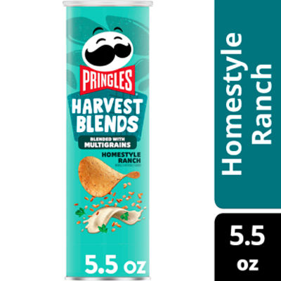 Pringles Harvest Blends Homestyle Ranch Potato Crisps Chips, 5.5 oz ...