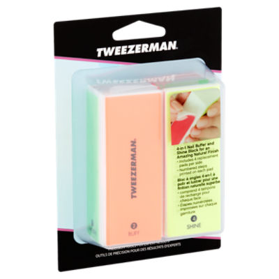 Tweezerman 4-in-1 Nail Buffer and Shine Block - ShopRite