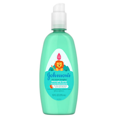 Johnson's No More Tangles Hair Detangling Spray, Toddlers & Kids, 10 fl ...