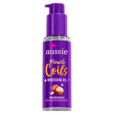 Aussie Miracle Coils Nourishing Oil Leave In Hair Oil 3 2 Fl Oz