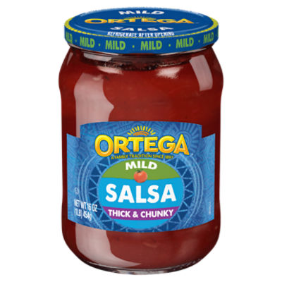 Ortega Salsa - Thick & Chunky Mild, 16 oz - Fairway