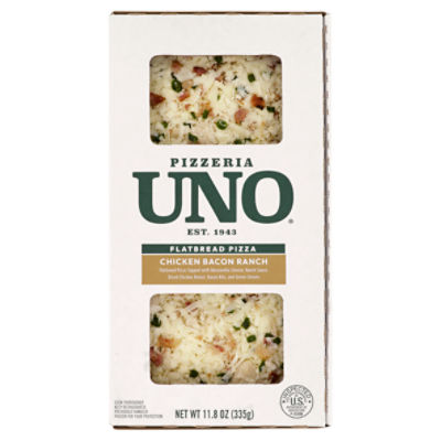 UNO Chicken Bacon Ranch Flatbread Pizza, 11.8 oz - Price Rite