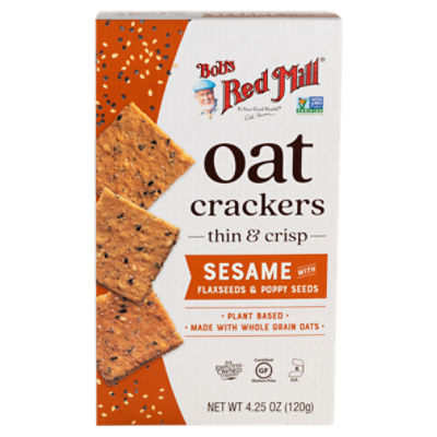 Bob's Red Mill Sesame Oat , Crackers