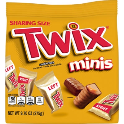 TWIX Caramel Minis Size Chocolate Cookie Candy Bar - ShopRite