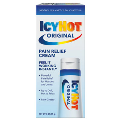 Icy Hot Original Pain Relief Cream, 3 oz - The Fresh Grocer