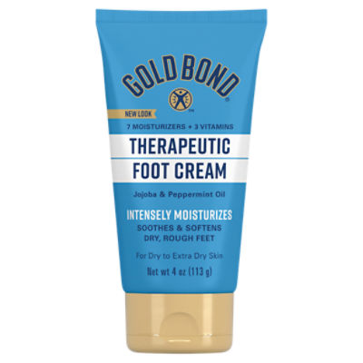 Gold Bond Jojoba & Peppermint Oil Therapeutic Foot Cream, 4 oz - The ...