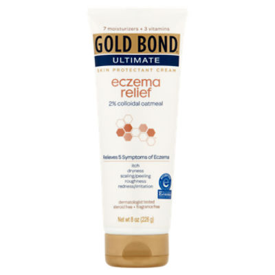 Gold Bond Ultimate Eczema Relief Skin Protectant Cream 8 Oz