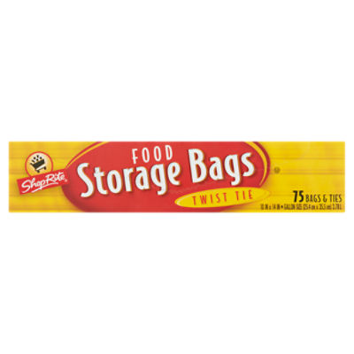 ShopRite Twist Tie, Food Storage Bags
