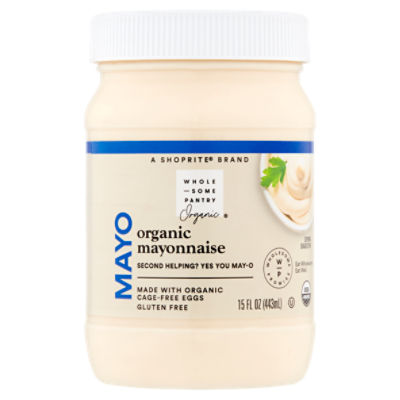 Wholesome Pantry Organic Real Organic Mayonnaise, 15 fl oz - ShopRite