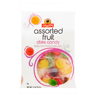 Shoprite Assorted Fruit Disks Candy 10 Oz