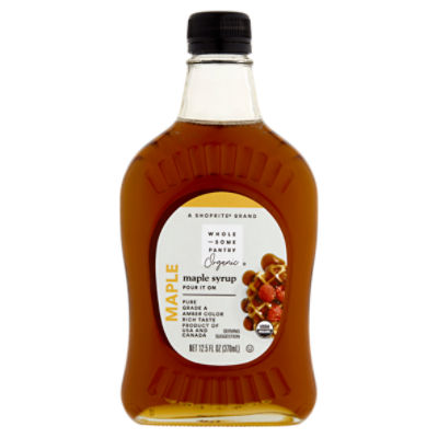 Wholesome Pantry Organic Maple Syrup, 12.5 fl oz - ShopRite