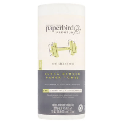 Paperbird Premium Ultra Strong Paper Towel, 110 sheets per roll - The ...