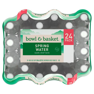 Bowl & Basket Spring Water, 16.9 fl oz, 24 count - ShopRite
