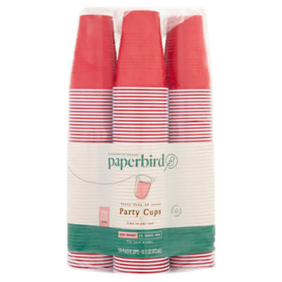 Paperbird Heavy-Duty 16 Ounce Red Party Cups, 220 count - ShopRite