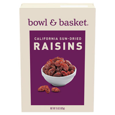 Bowl & Basket California Sun-Dried Raisins, 15 oz - ShopRite