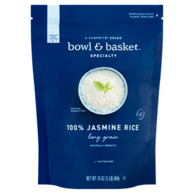 Bowl & Basket Specialty Long Grain 100% Jasmine Rice, 16 oz - The Fresh ...