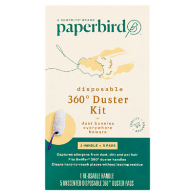 Paperbird Disposable 360° Duster Kit, 5 count