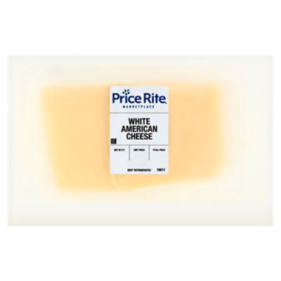 Price Rite White American Cheese, 8 oz - Price Rite