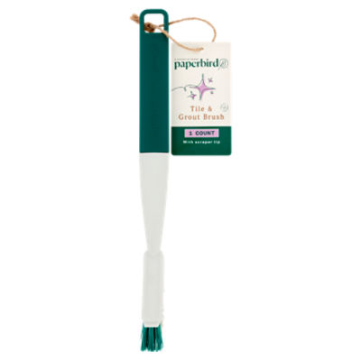 Paperbird Tile & Grout Brush with Scraper Tip - ShopRite