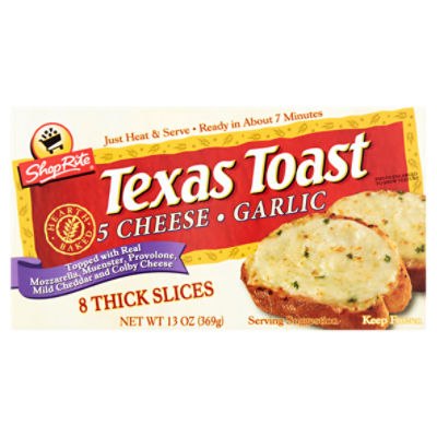 ShopRite Thick Slices 5 Cheese Garlic, Texas Toast