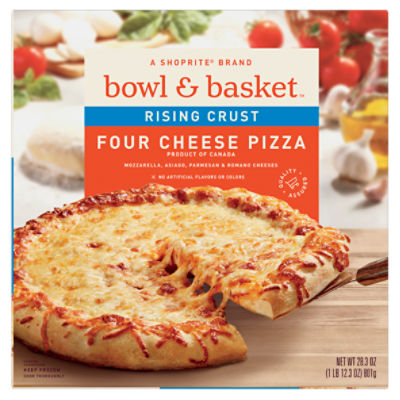 Bowl And Basket Rising Crust Four Cheese Pizza