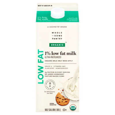 Wholesome Pantry Organic 1% Low Fat, Milk