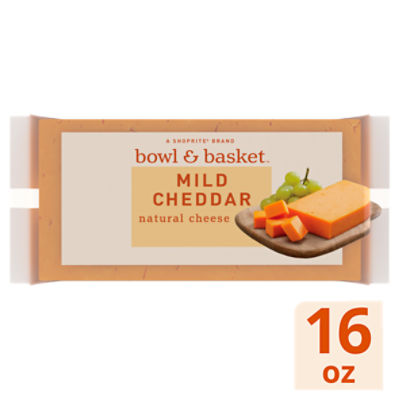 Bowl And Basket Mild Cheddar Natural Cheese 16 Oz Shoprite