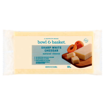 Bowl And Basket Sharp White Cheddar Natural Cheese