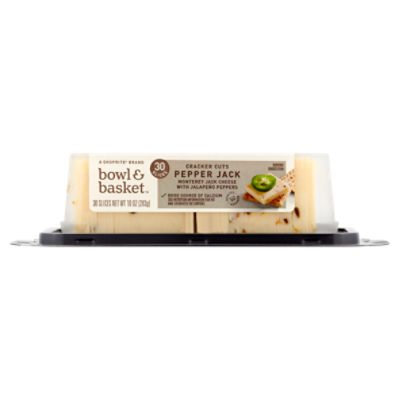 Bowl And Basket Cracker Cuts Pepper Jack Cheese 30 Count 10 Oz