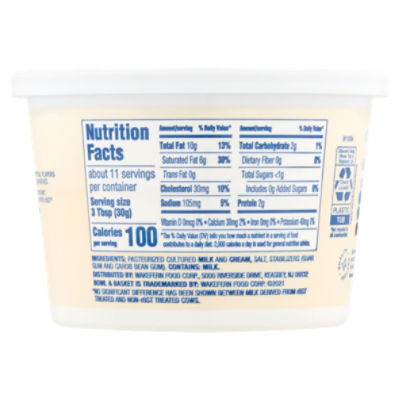 Whipped Cream Cheese Label