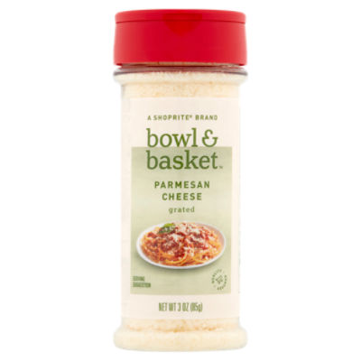 Bowl & Basket Grated Parmesan Cheese, 3 oz