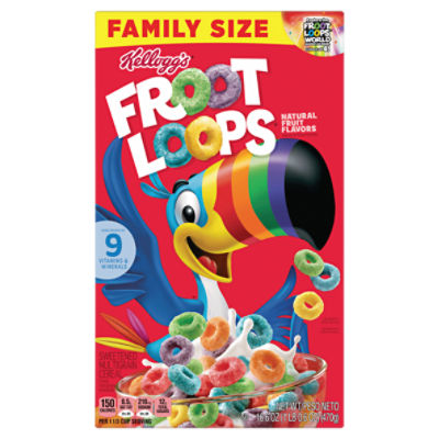 Kellogg's Froot Loops Original Breakfast Cereal, 16.6 oz