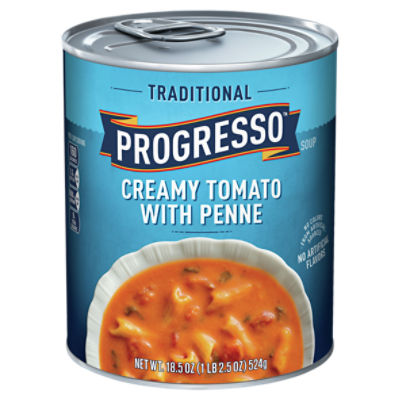 Progresso Traditional Creamy Tomato with Penne Soup, 18.5 oz