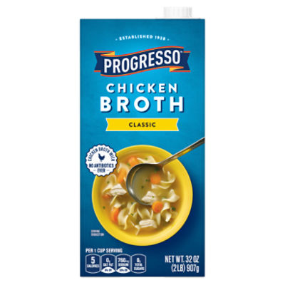 PROGRESSO Classic Chicken Broth, 32 oz - The Fresh Grocer