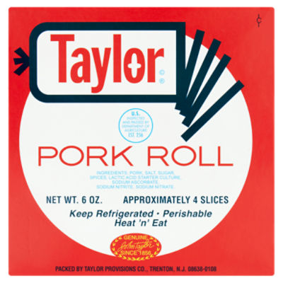Taylor Pork Roll, 6 oz - The Fresh Grocer
