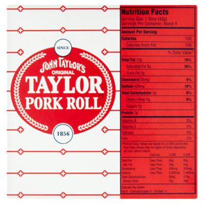 Taylor Pork Roll, 1lb, 50% OFF | www.oceanproperty.co.th