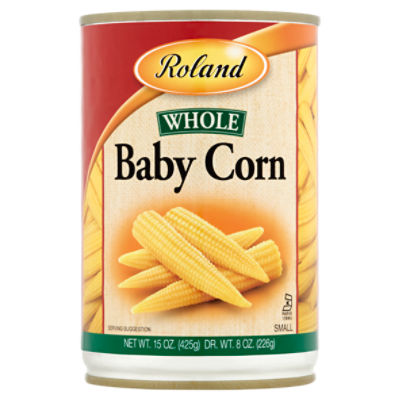 Roland Whole Baby Corn, 15 oz - Fairway