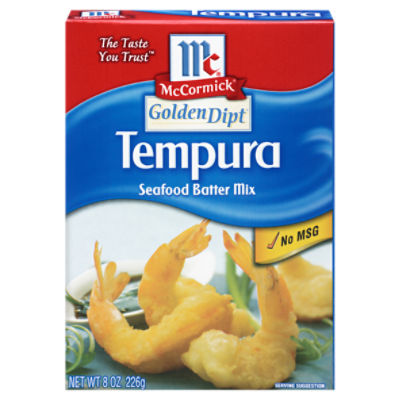 McCormick Golden Dipt Tempura Seafood Batter Mix, 8 oz