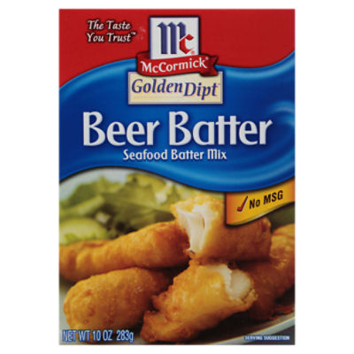 McCormick Golden Dipt Beer Batter Seafood Batter Mix, 10 oz - ShopRite