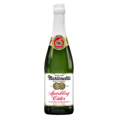 Martinelli's Gold Medal Sparkling Cider 100% Juice, 25.4 fl oz - The ...
