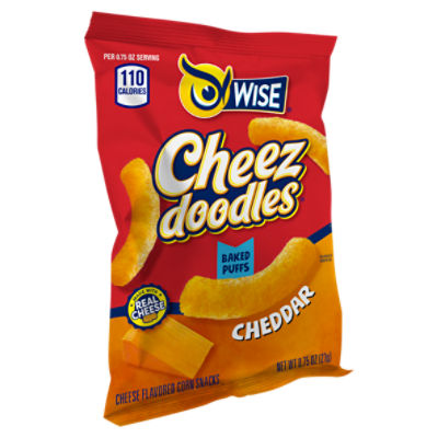Wise Cheez Doodles Baked Puffs Cheddar Corn Snacks | Fig App