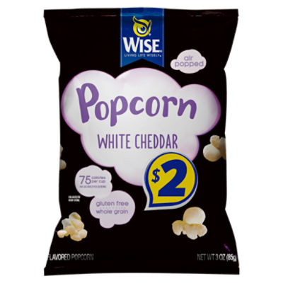 Wise White Cheddar Flavored Popcorn, 3 oz