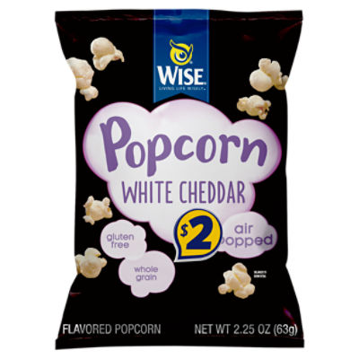 Wise White Cheddar Flavored Popcorn, 2.25 oz - Price Rite