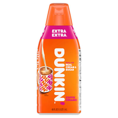Dunkin' Donuts Extra Extra Coffee Creamer, 48 fl oz - The Fresh Grocer
