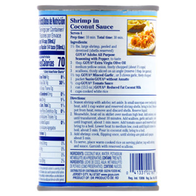 Coconut Milk Nutrition Facts