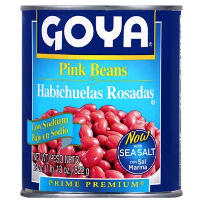 Goya Prime Premium Low Sodium Pink Beans, 29 oz - ShopRite
