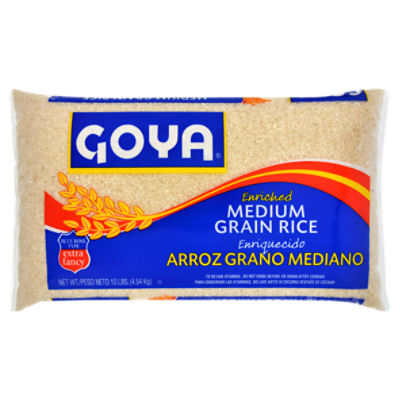 Goya Enriched Medium Grain Rice, 10 lbs - Price Rite