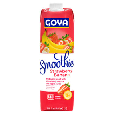 Goya Strawberry Banana Smoothie, 33.8 fl oz - The Fresh Grocer