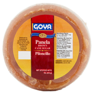 Goya Piloncillo Panela Brown Cane Sugar, 1 lb - Price Rite
